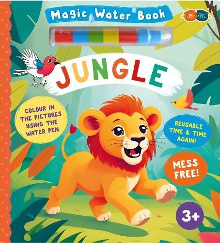 Magic Water Book - Jungle - Nationwide Book Distributors Ltd